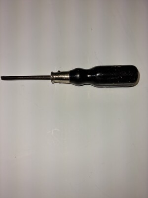 VINTAGE BLACK WOOD HANDLE SCREWDRIVER MADE IN GDR ,EAST GERMANY,VW ...