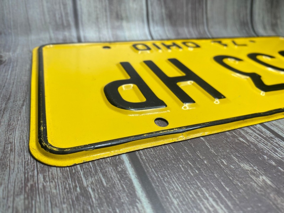 Vintage -1971 OHIO LICENSE PLATE - 333 HP - *PAIR* 2 Matching Plates | eBay