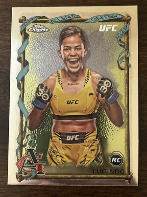 2024 Topps Chrome UFC IASMIN LUCINDO ALLEN & GINTER Rookie RC #AAG-28 ...