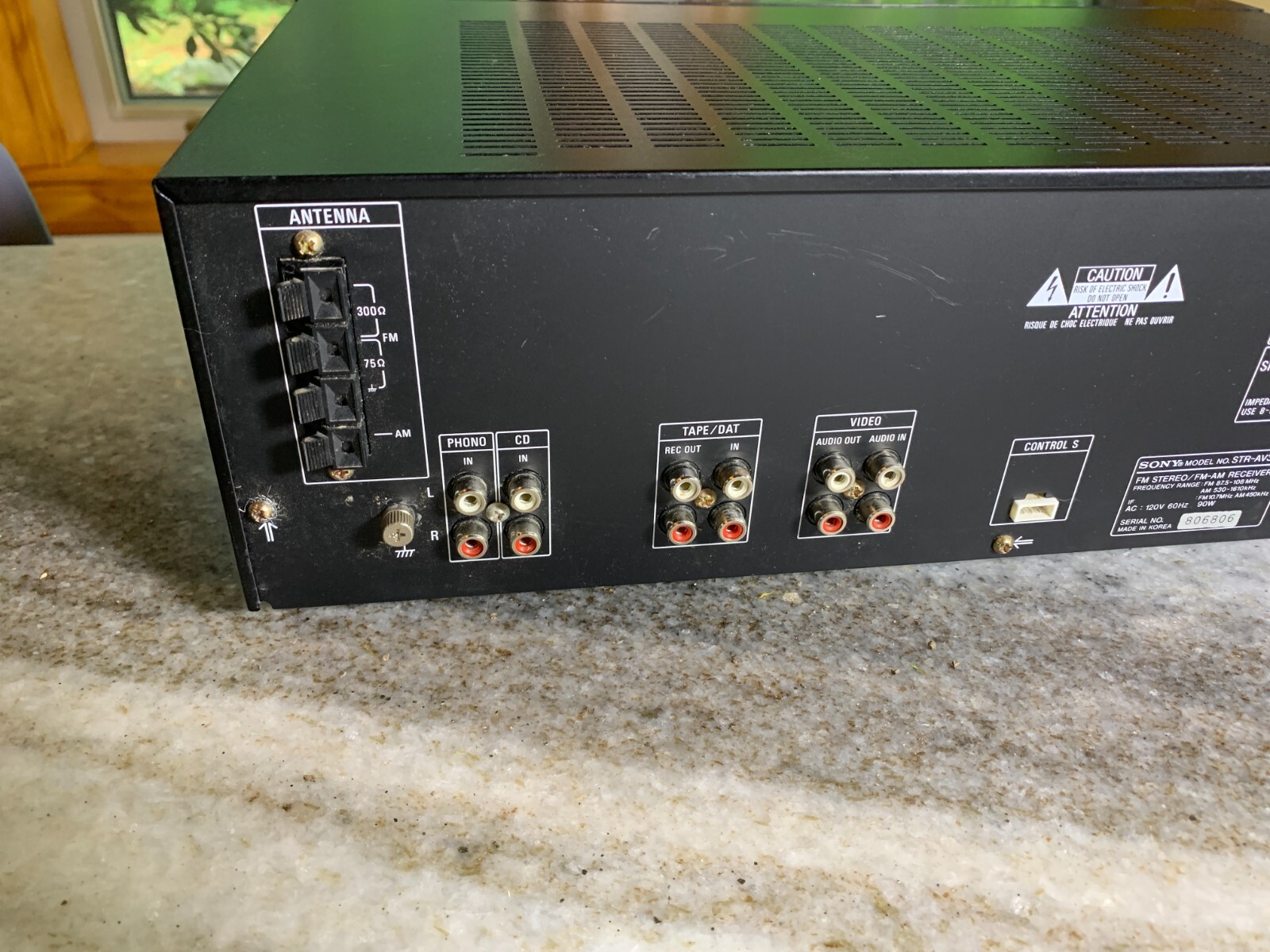 Vintage 1980s 80s 1990s 90s STR-AV300 Stereo Reciever Receiver PHONO ...