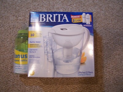 BRITA SMART Pitcher 10 Cup Pacifica Water Filtration System Filter ...