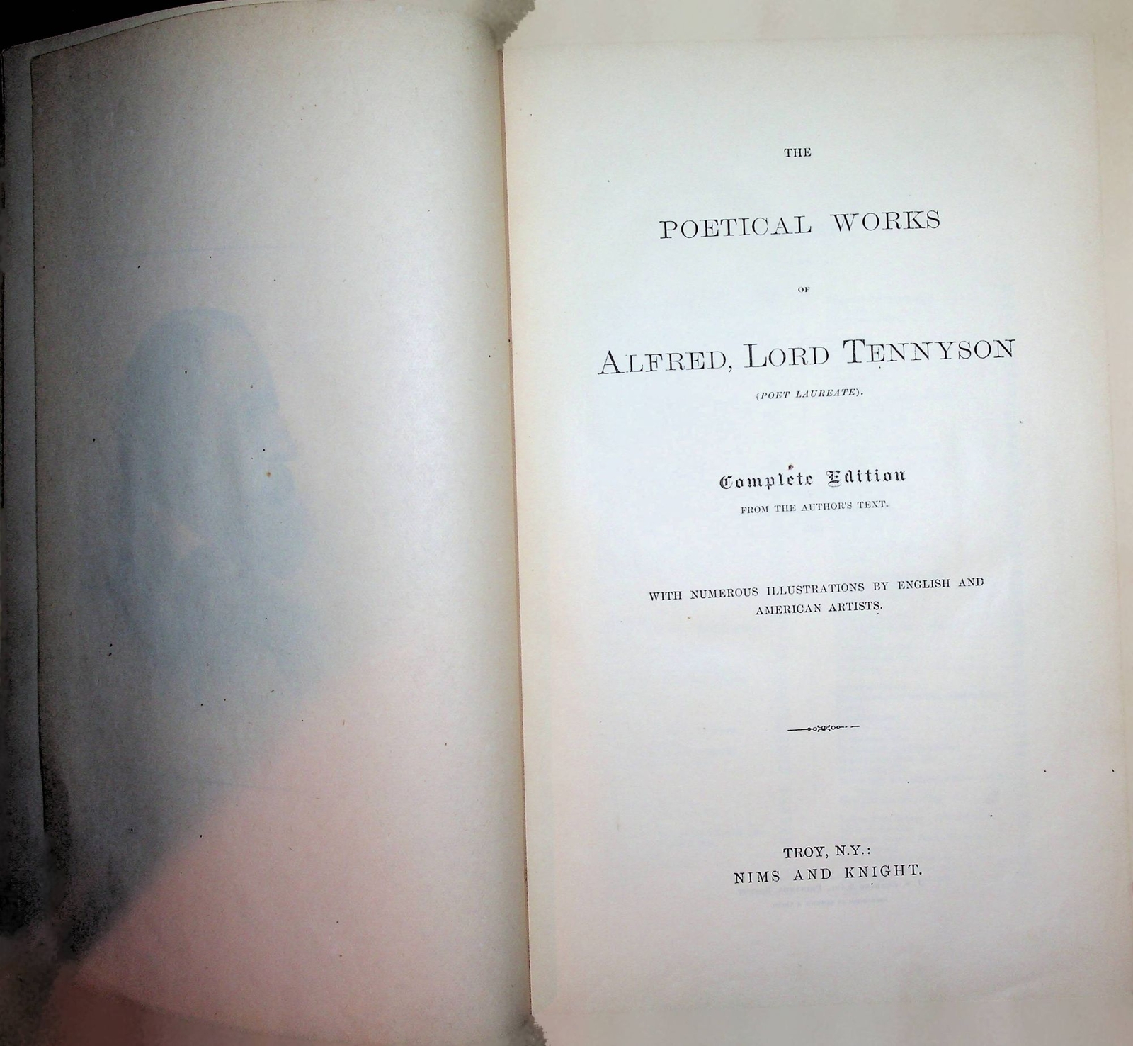 The Poetical Works of Alfred Lord Tennyson / 1885 Early Reprint | eBay UK