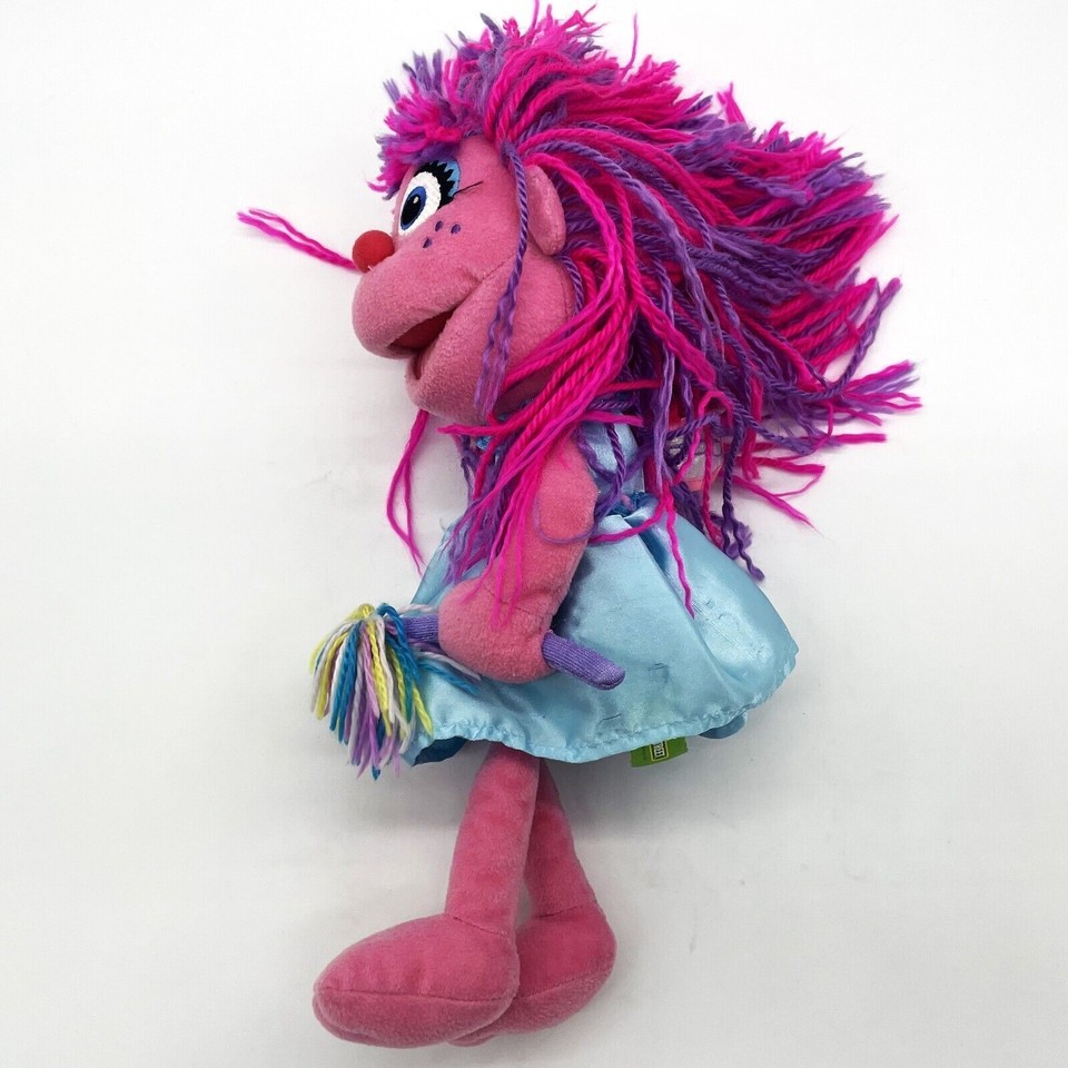 Vtg Gund Sesame Street Doll Girls Kids Abby Cadabby 13" Plush Fairy ...