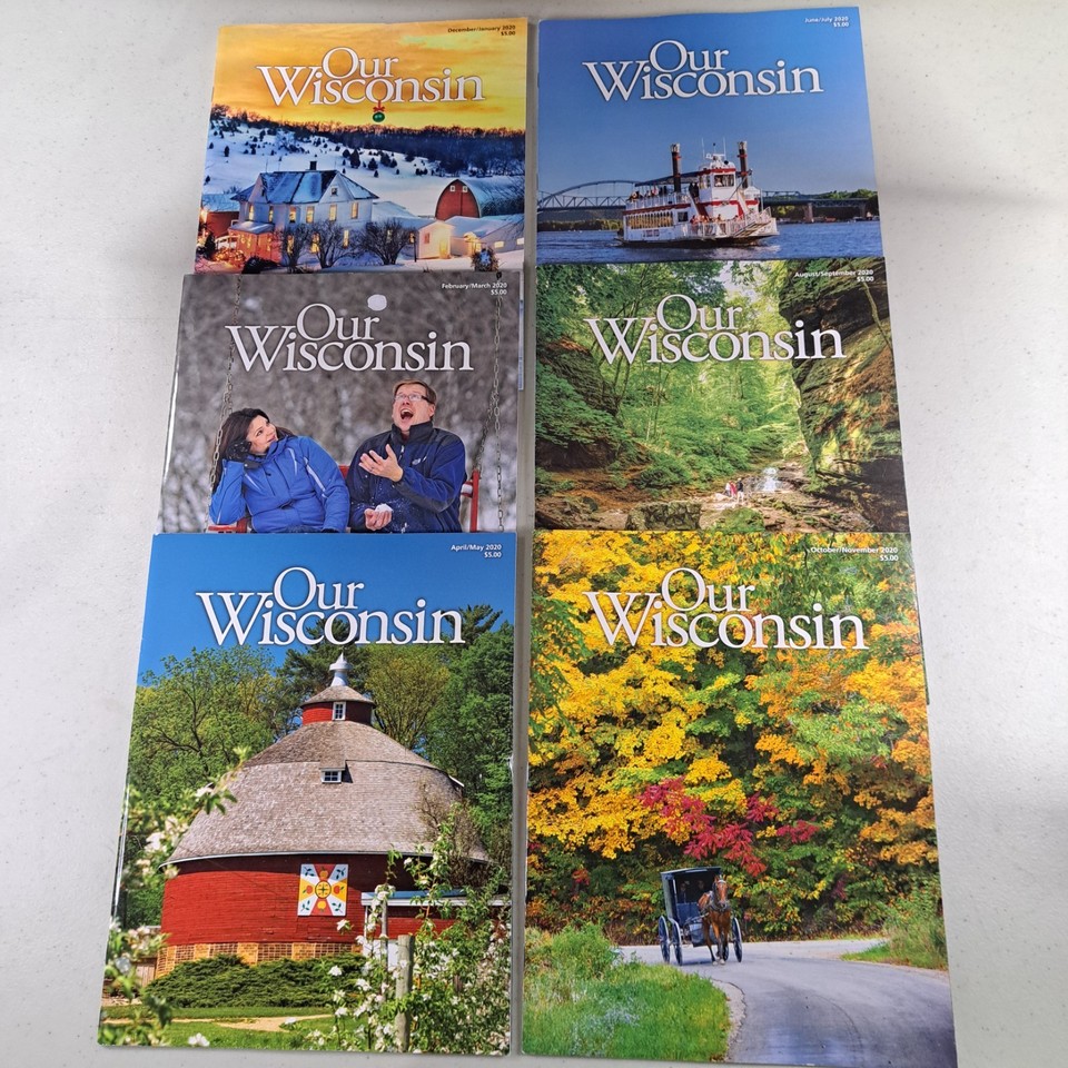 Our Wisconsin Magazines Lot of 6 Collectable All of 2020 issues | eBay