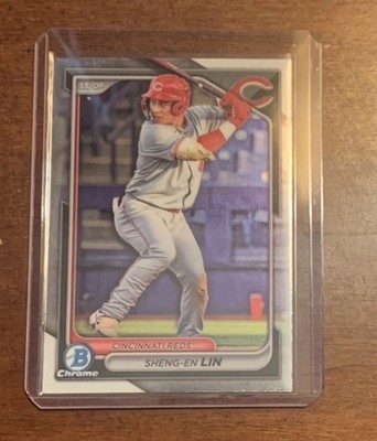 2024 Bowman Draft Chrome Sheng-En Lin Prospect Reds #BDC-147 | eBay