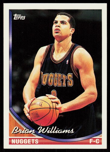 1993 Topps Brian Williams #362 Basketball Denver Nuggets | eBay