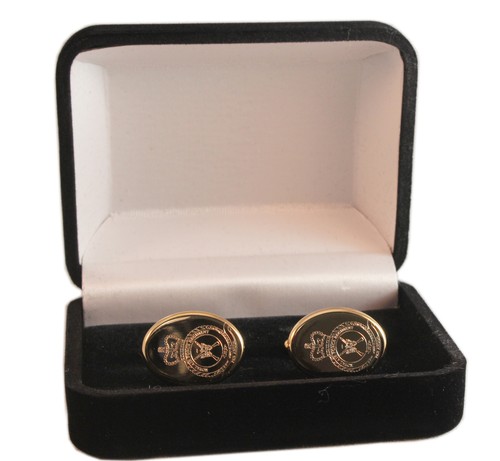 RAF REGIMENT CREST ENGRAVED CUFFLINKS, GOLD OR SILVER NEW | eBay
