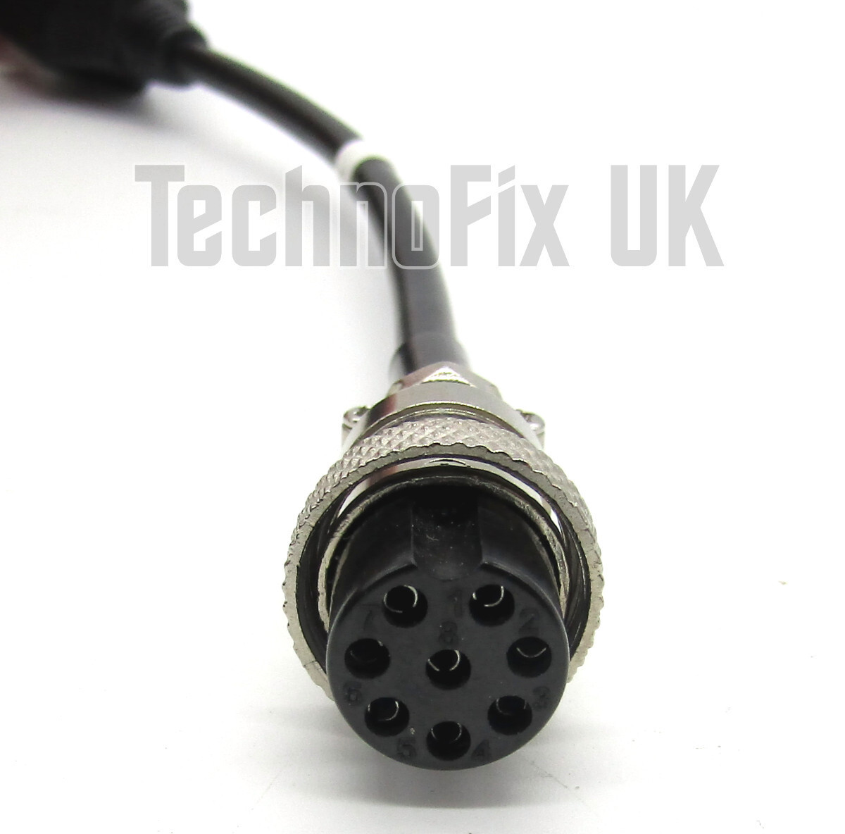 8 pin modular (RJ45) to 8 pin round microphone adapter for Kenwood | eBay