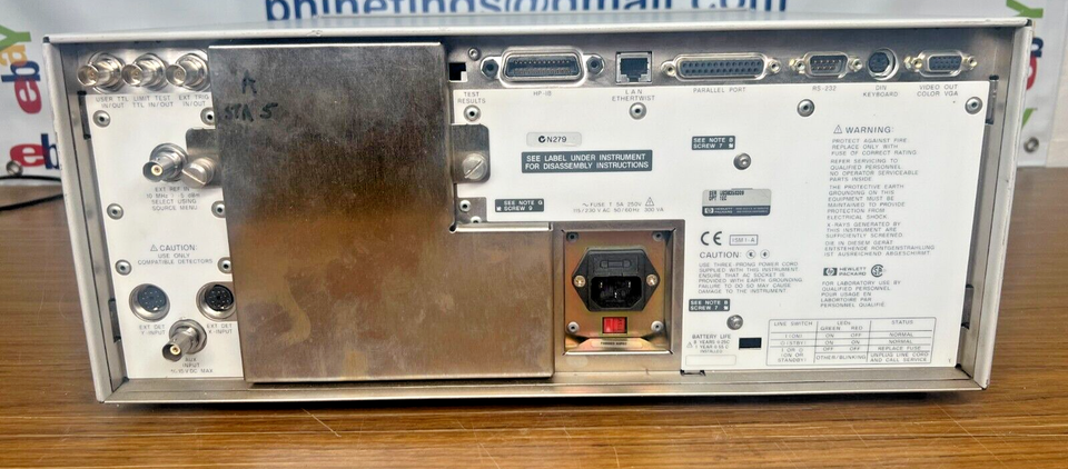 HP 8712ET RF Network Analyzer 300Khz - 1300Mhz OPT 1EC | eBay
