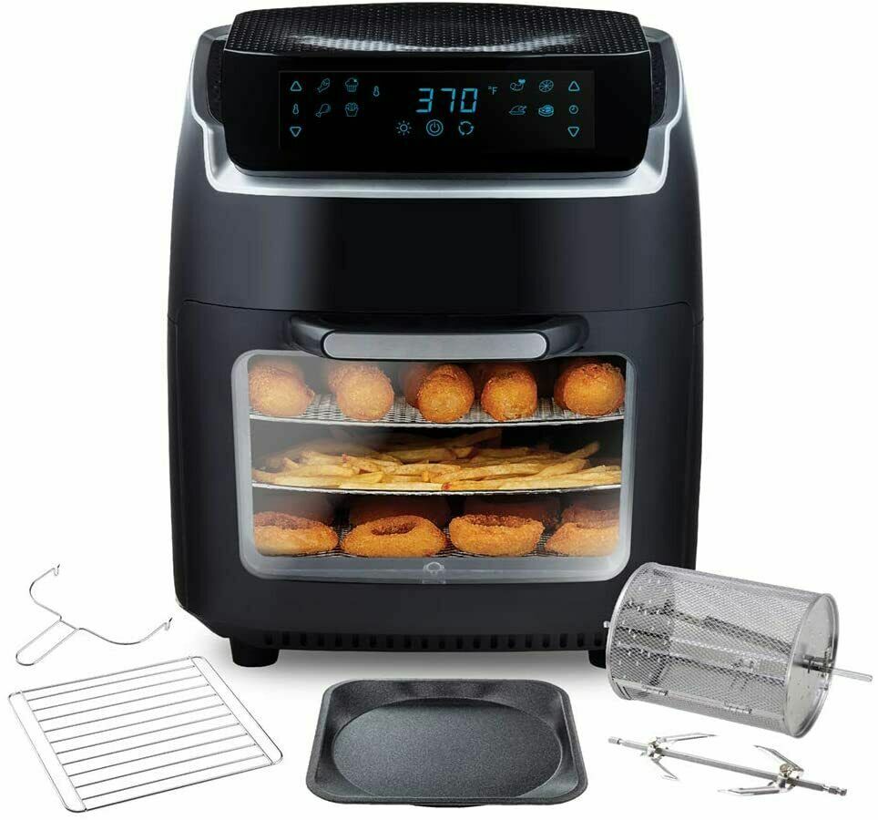 Aria Air Fryers AAO-890 Oven Air Fryer, 10Qt, Premium Black | eBay