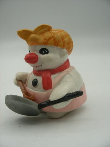 Vintage PVC RODA VOINSON BOULI Le BONHOMME de NEIGE Snowman Cuisiniere ...