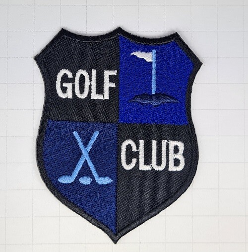 GOLF CLUB Iron on Patch Sport Team Logo Player Member Birdie 8.1x6.5x0 ...