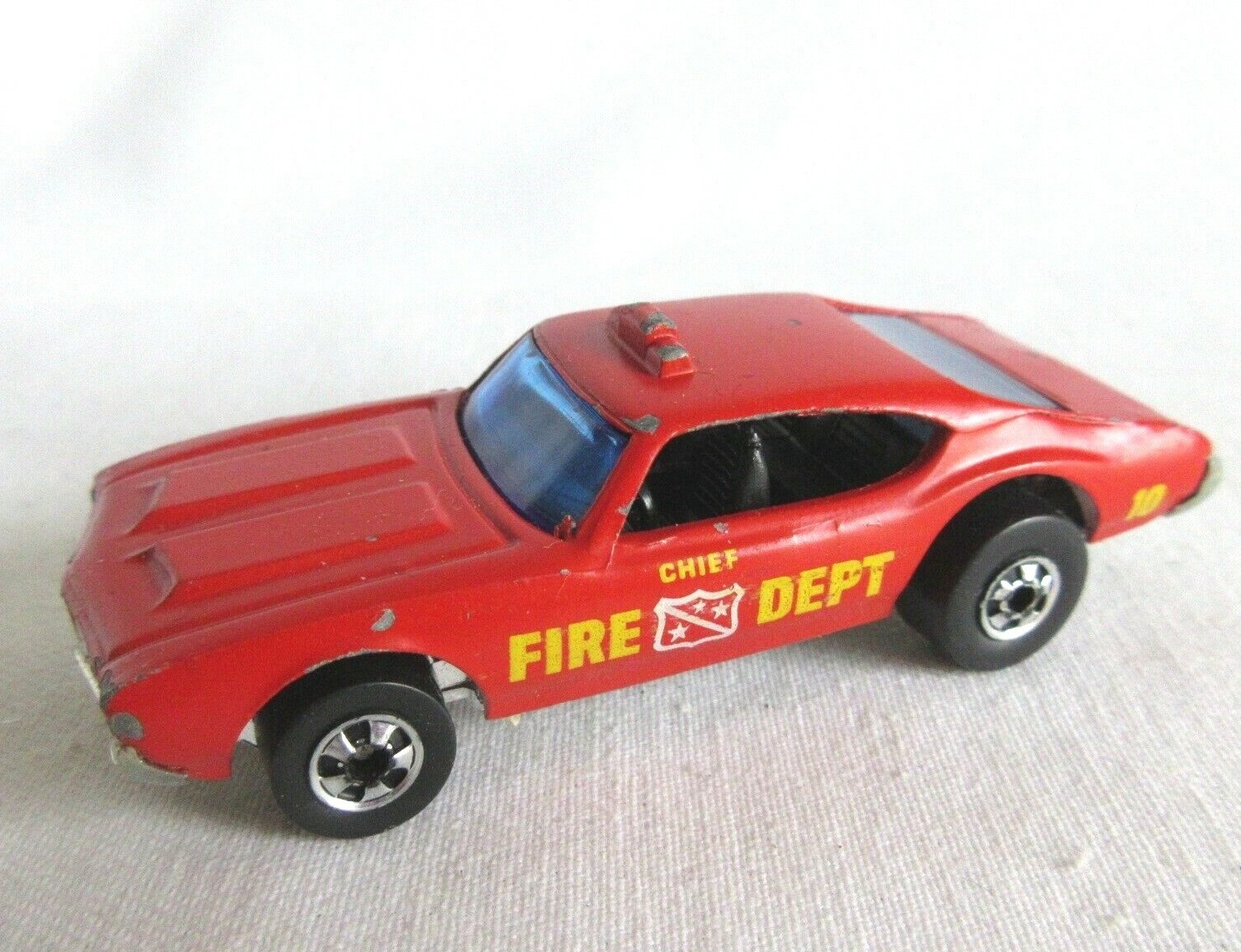 HOT WHEELS VTG 1:64 VHTF 1969 OLDS CUTLASS 442 FIRE CHIEF 10 BLACKWALL ...