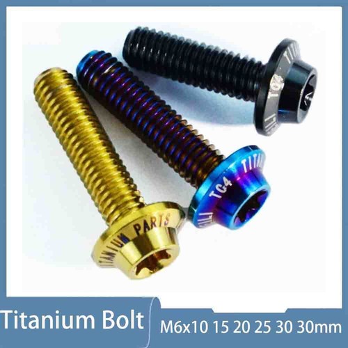 Titanium Bolt M6x10 15 20 25 30 30mm Butterfly Torx Head Ti Screw for ...
