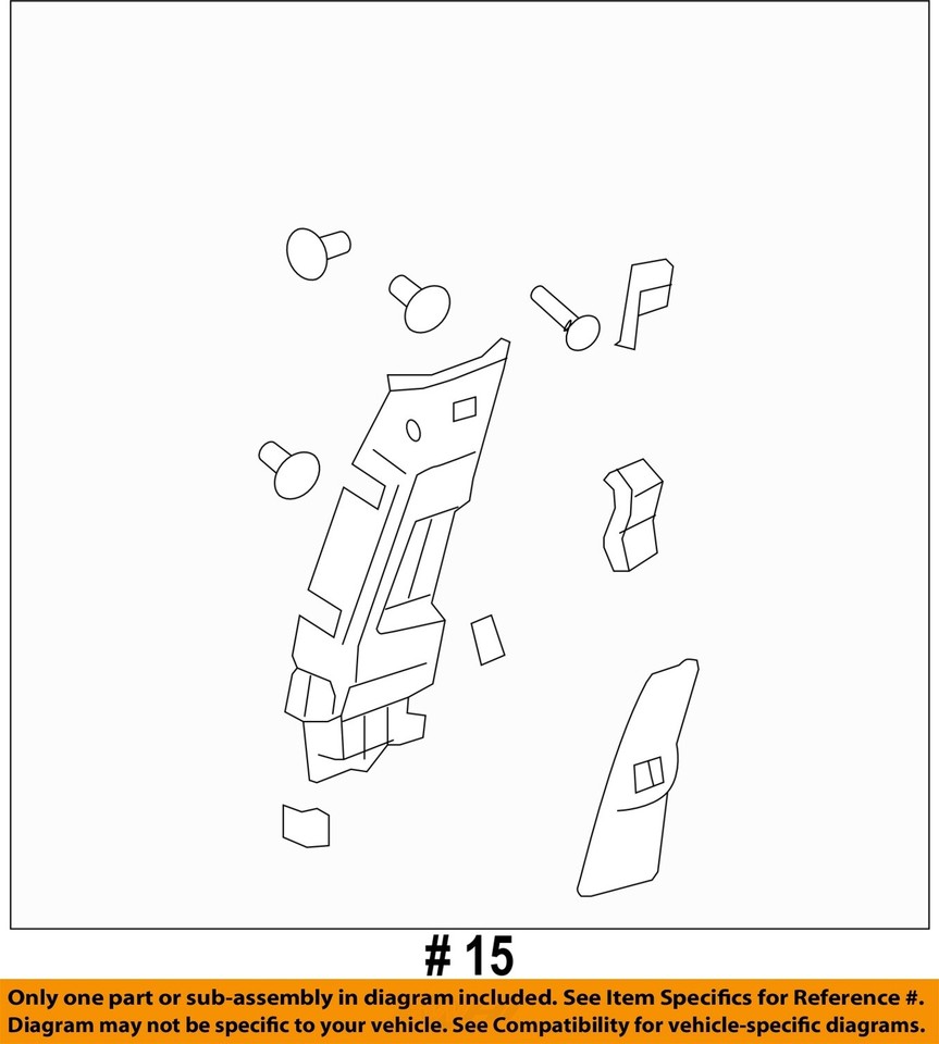 GM OEM 2017 Enclave Interior Trim-Upr Ctr Plr Trim 84069980 | eBay