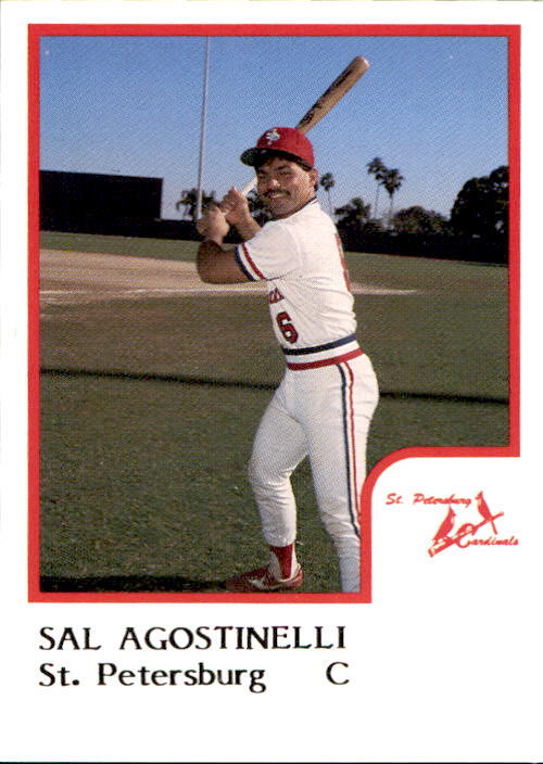 1986 St. Petersburg Cardinals ProCards 1 Sal Agostinelli Deer Park New ...