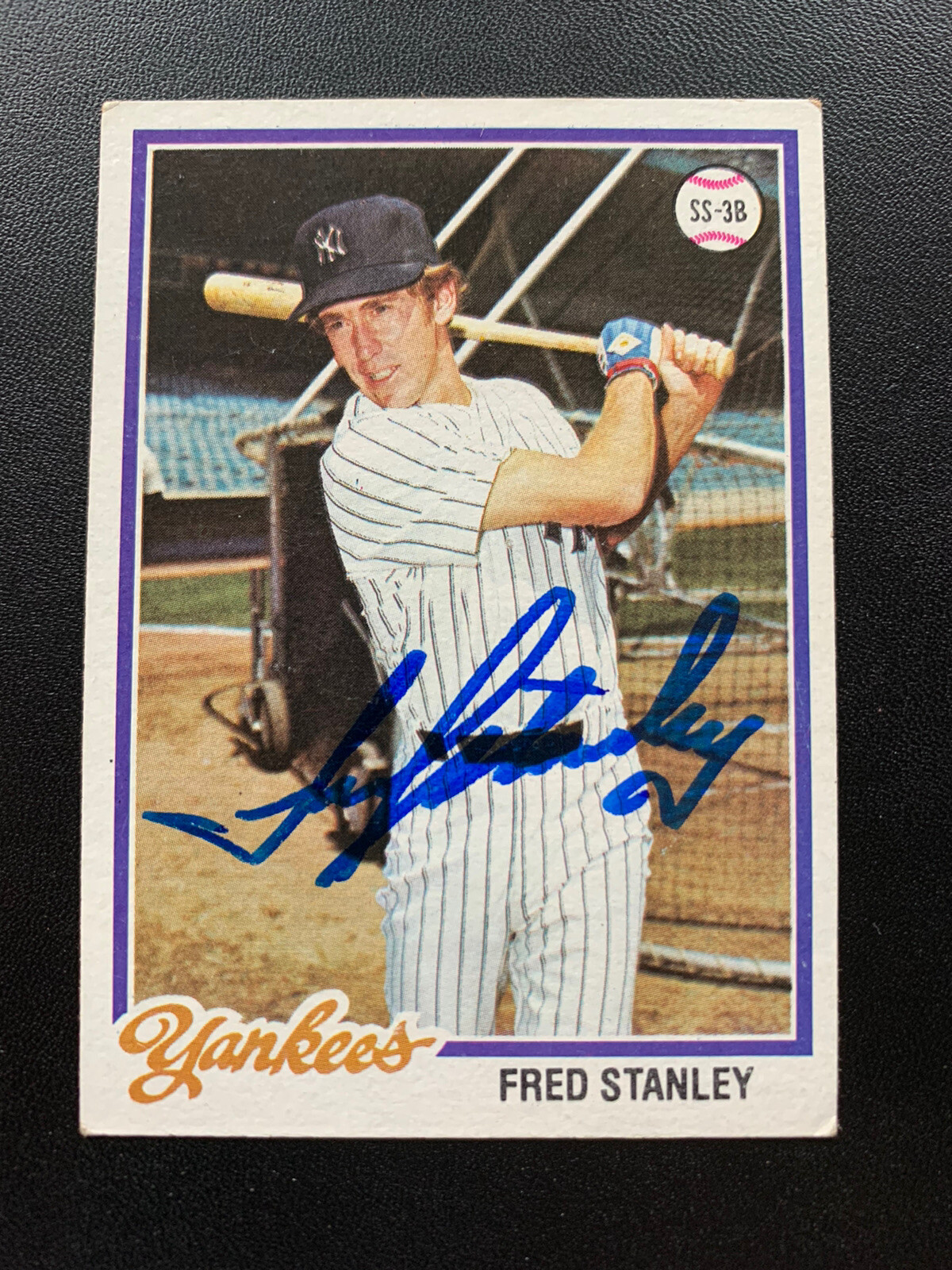 Fred Stanley Signed 1978 Topps #664 Card New York Yankees Autograph COA ...