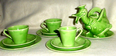 Extremely Rare Vintage Wadeheath Walt Disney Donald Duck Tea Set 1930s ...