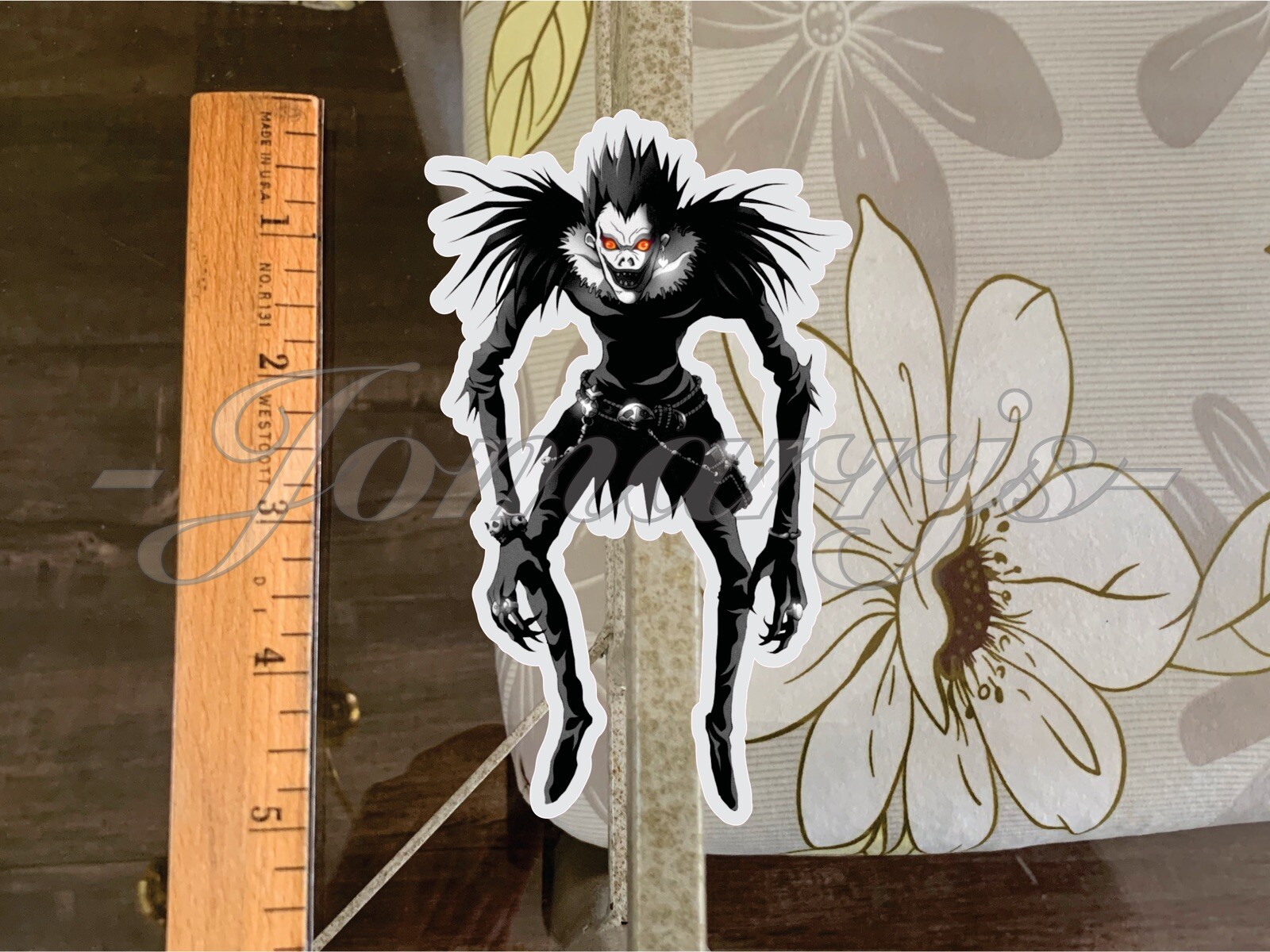 Death Note - Anime Ryuk Custom Sticker Decal Vinyl binder Light Yagami ...