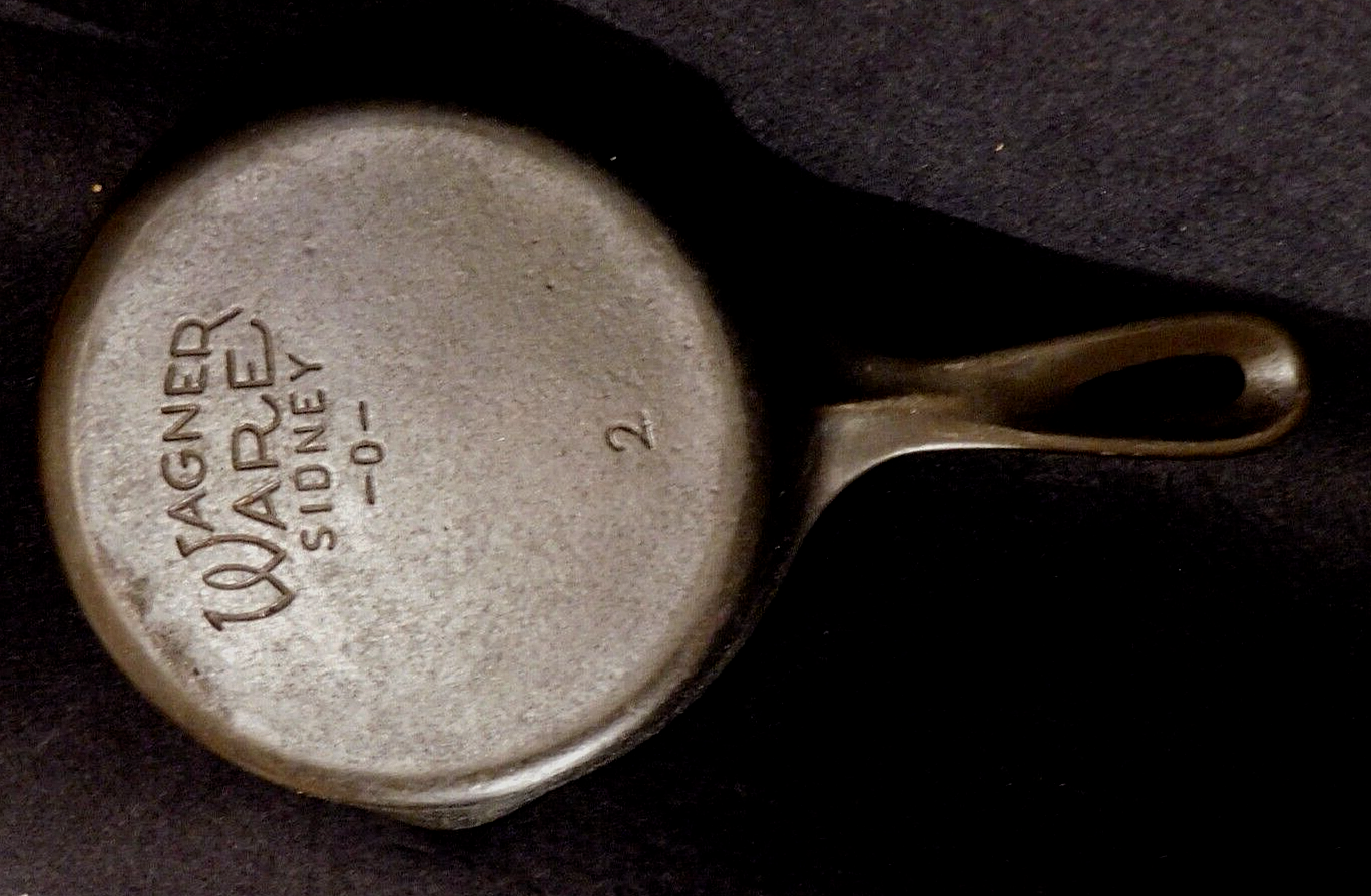 Vintage Fully Restored Rare # 2 Wagner Ware Cast Iron Skillet Frying ...