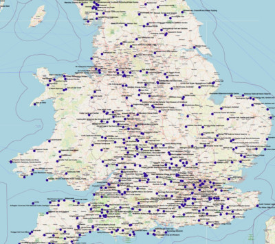 National Trust Guide Map - UK NT Locations Handbook add-on Gift Premium ...