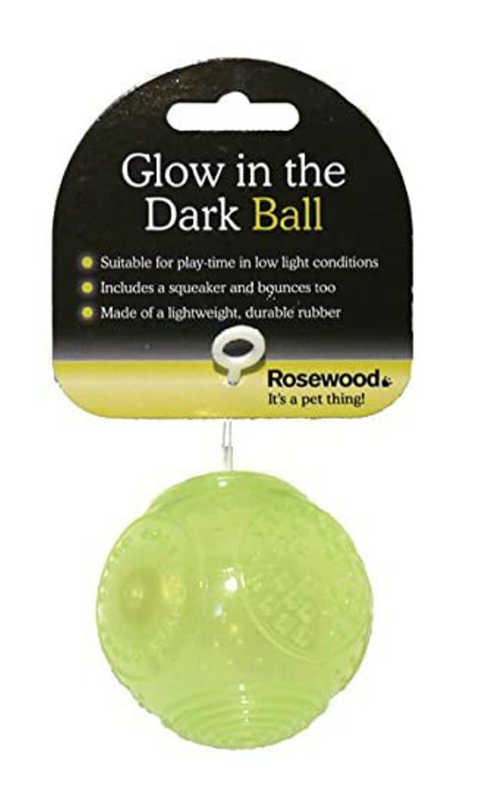 Rosewood Fling Ball Launcher + 6 extra Rosewood Balls or Glow in the ...