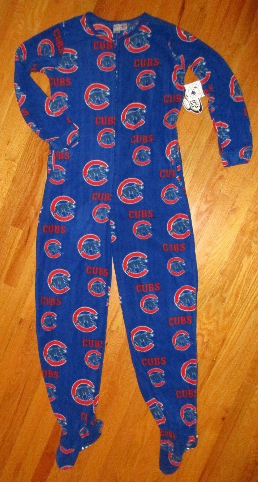 MLB Chicago Cubs Sleepwear Union Suit Women's Pajamas Non-Slip Size ...