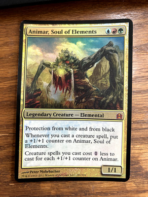 Magic MTG Animar, Soul of Elements (Commander) Oversize Card Foil ...