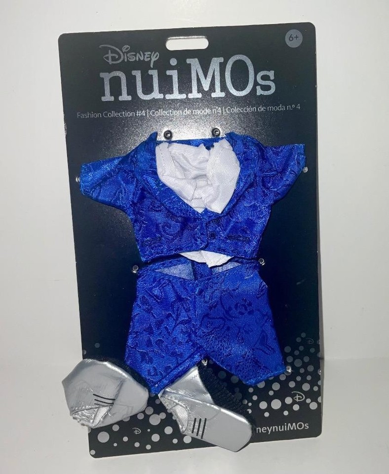 Disney Parks NuiMOs Outfit BLUE TUXEDO SUIT W/ SILVER shoes MOC | eBay