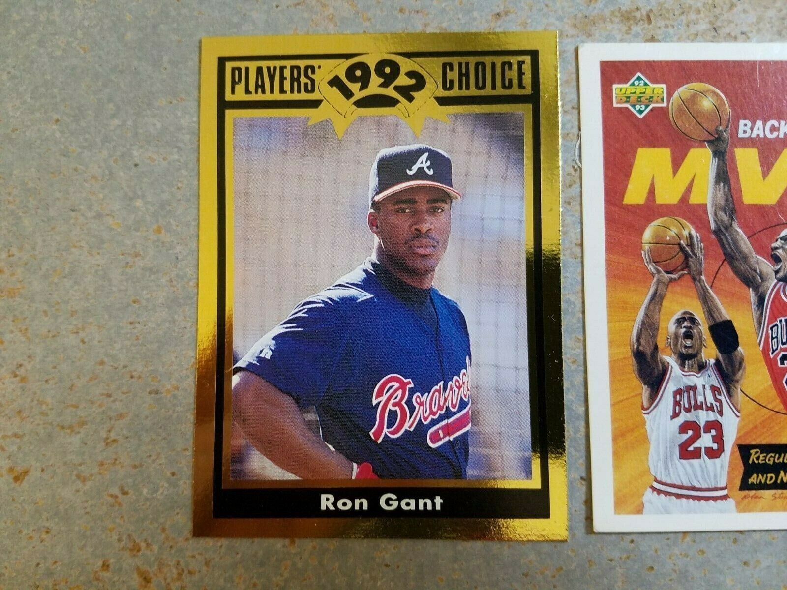 Ron Gant Atlanta Braves GOLD 1992 Cartwrights Oversize RARE ODDBALL | eBay