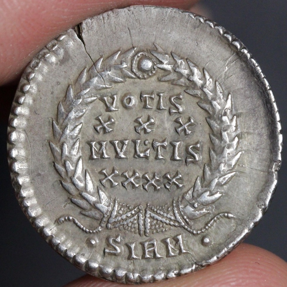 Constantius II Siliqua Ancient Roman Empire Silver Coin 355AD Choice VF ...