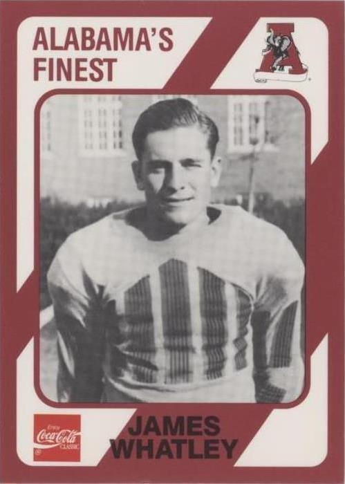 1989 Collegiate Collection Alabama Crimson Tide - James Whatley #88 (RC ...