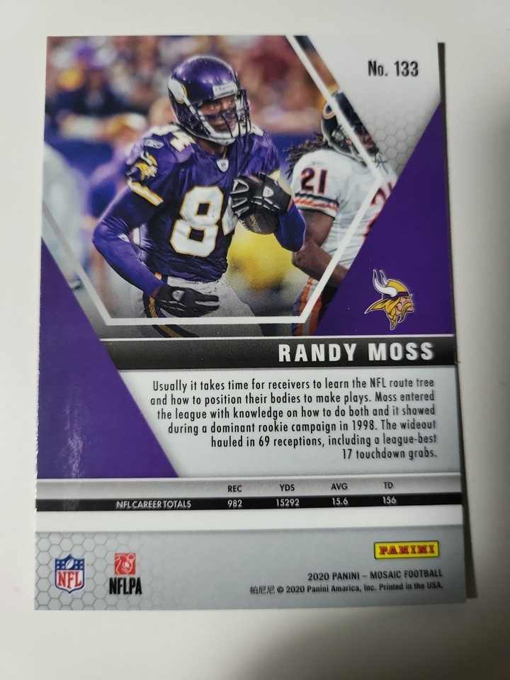 2020 Mosaic Randy Moss card #133 | eBay