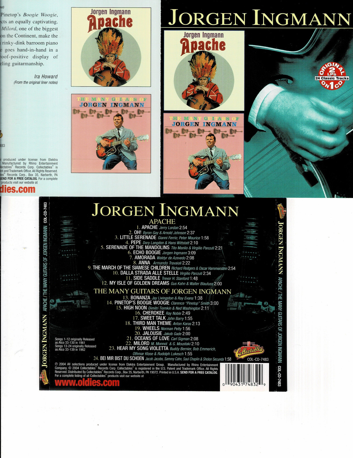 Apache: Guitars of Jorgen Ingmann by Jørgen Ingmann (CD, 2004) for sale ...