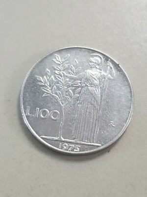 Vintage L 100 Italian Coin L.100 Lira Lire Republica Italiana ~ 1975 | eBay