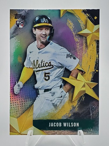 JACOB WILSON RC Rookie Stars of MLB Insert #SMLB-31 Oakland Athletics ...