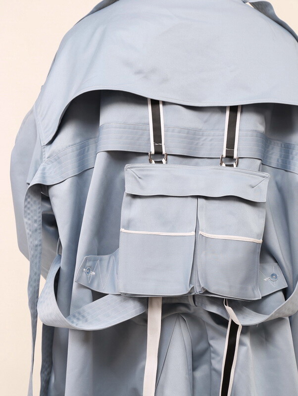 Mens Cyberpunk Overcoat Urban Outdoor Techwear Yama Style Coat Japanese ...