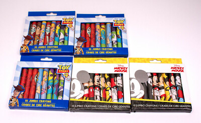 Jumbo Crayons Toy Story 4 & Micky Mouse Disney - 50 Crayons | eBay
