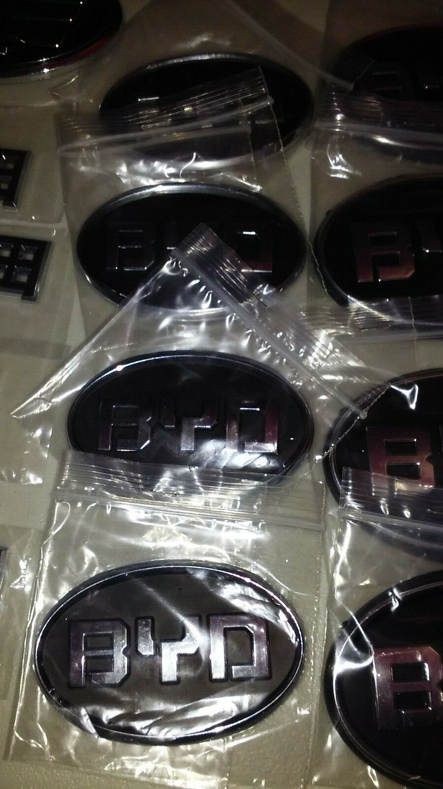 2005-2008 Toyota Corolla Asian Model BYD Emblems Pair 1 Front 1 Rear ...