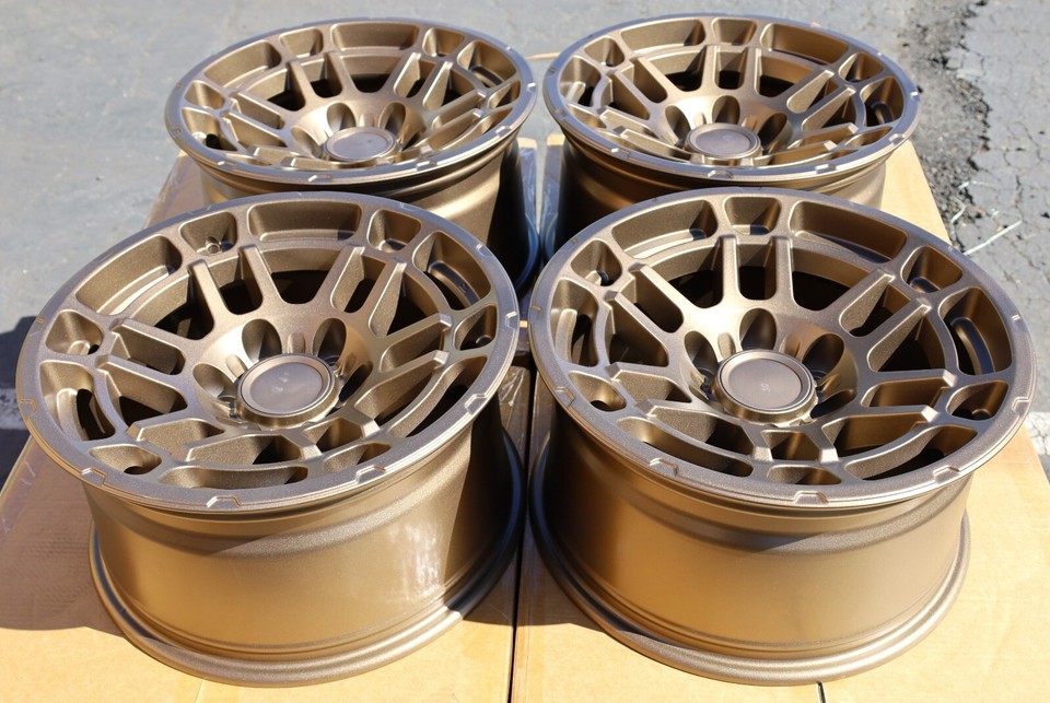 17" Bronze Off-Road Rims 17x9 +0 6x139.7 Fits Toyota Tacoma 4Runner ...