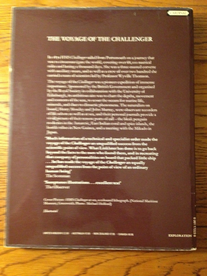The Voyage of the Challenger by Eric Linklater - Illustrated ...