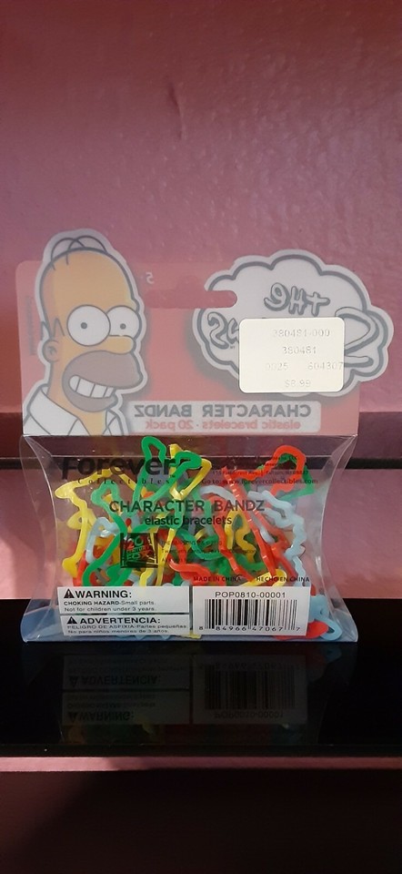 The Simpsons Character Bandz Elastic Bracelets Series 1 | eBay