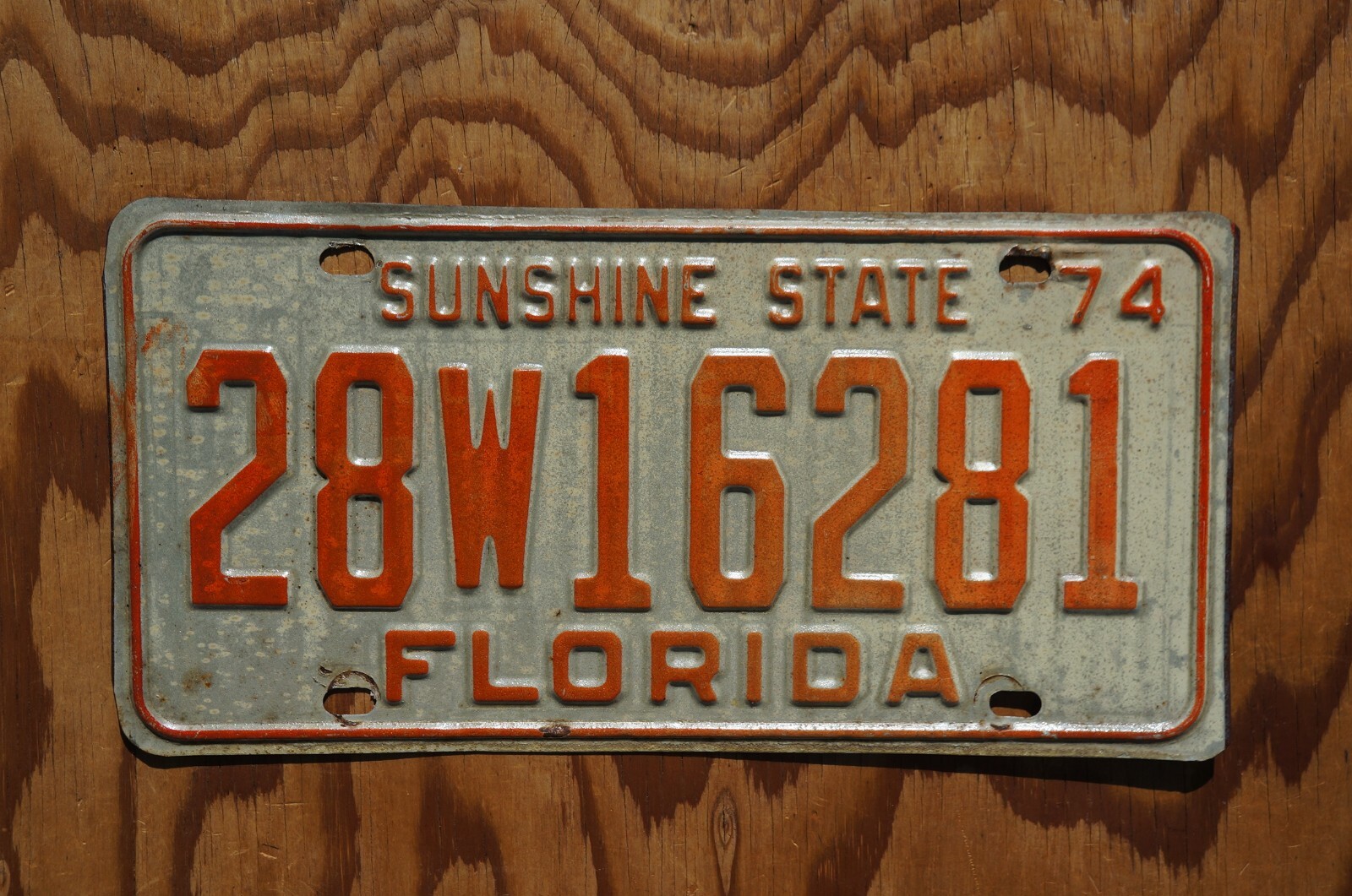 1974 FLORIDA SUNSHINE STATE License Plate - PASCO COUNTY | eBay