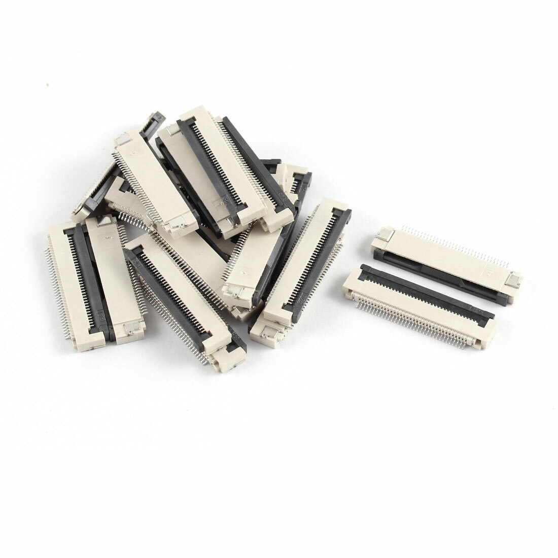20Pcs Clamshell Type Bottom Port 34Pin 0.5mm Pitch FFC FPC Sockets ...