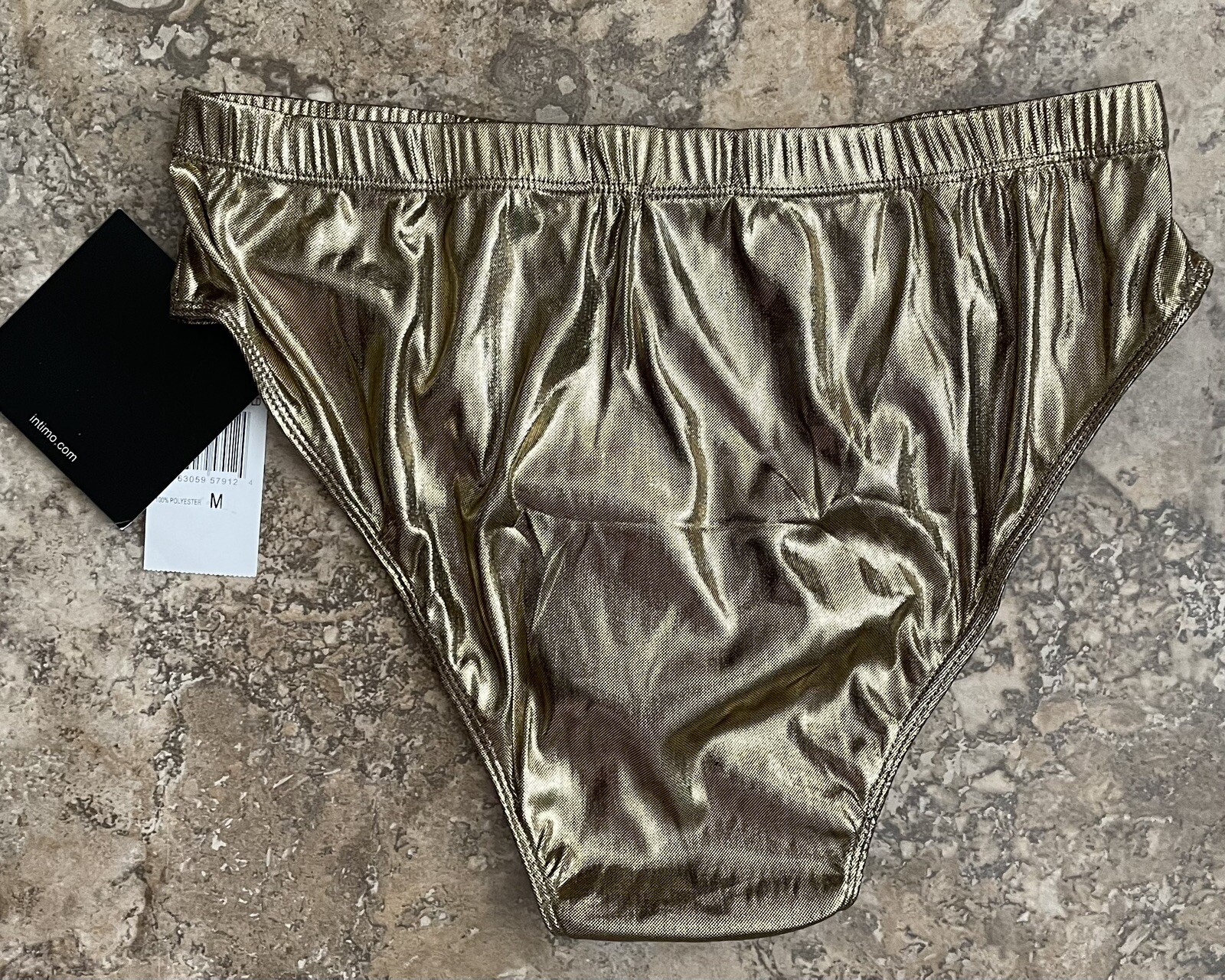 Men’s Size M Intimo Briefs Shimmering Gold 100% Polyester | eBay