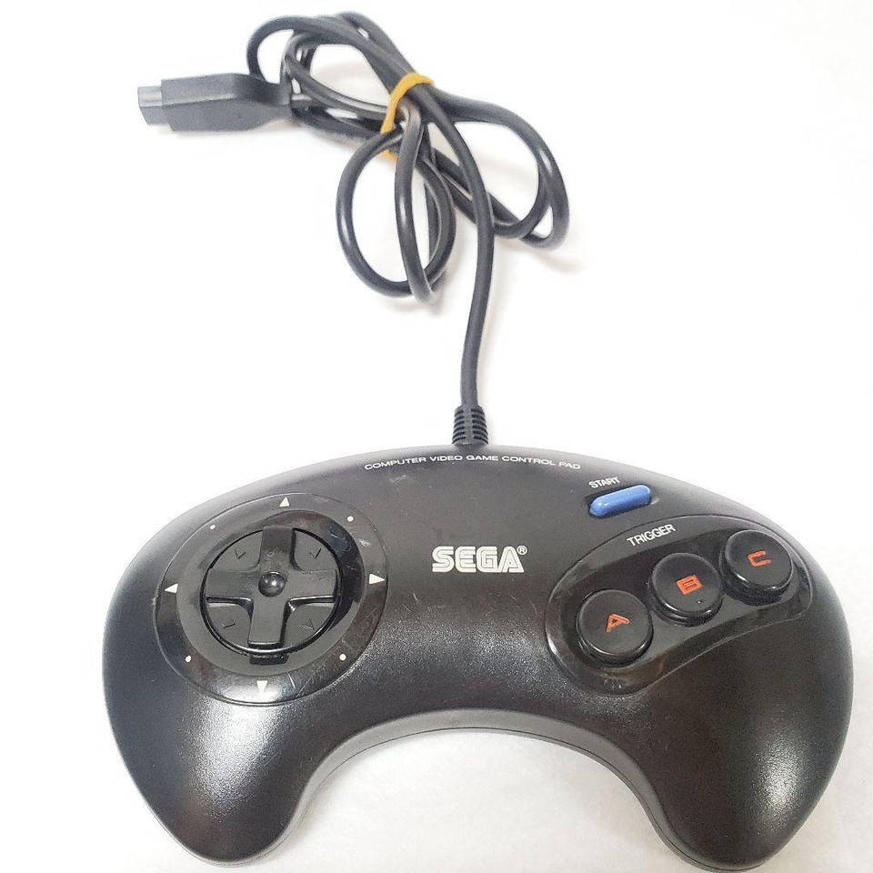 Sega First Mega Drive Console 16-BIT Black Main Unit Set Junk japan ...