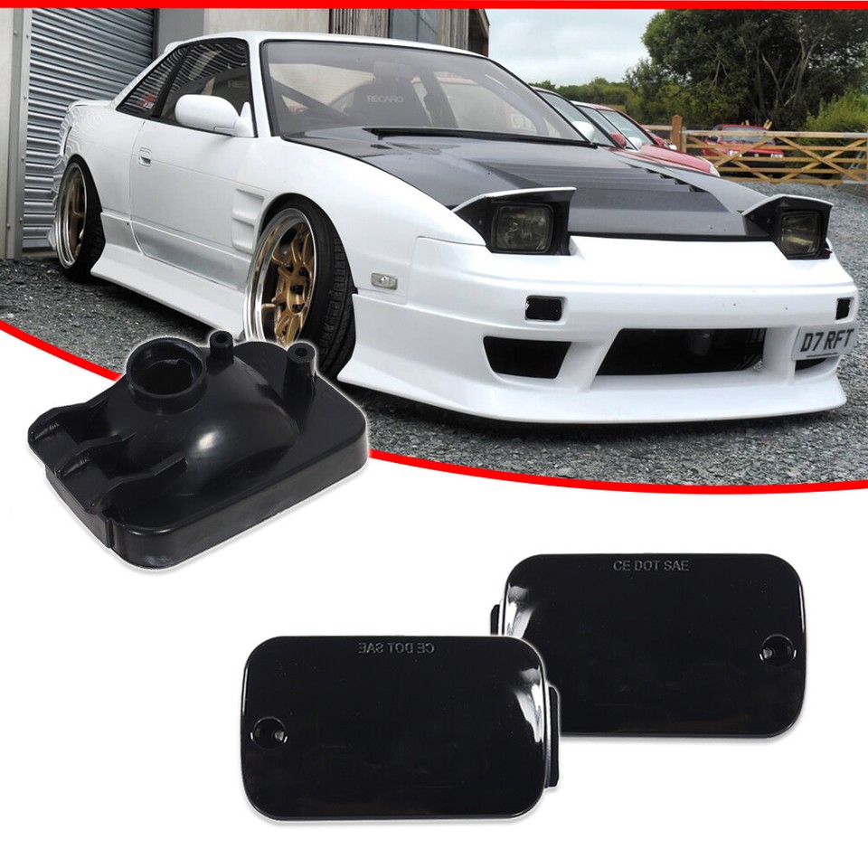 Front Position Turn Signal Lights Smoke For S13 NISSAN Silvia~180SX ...