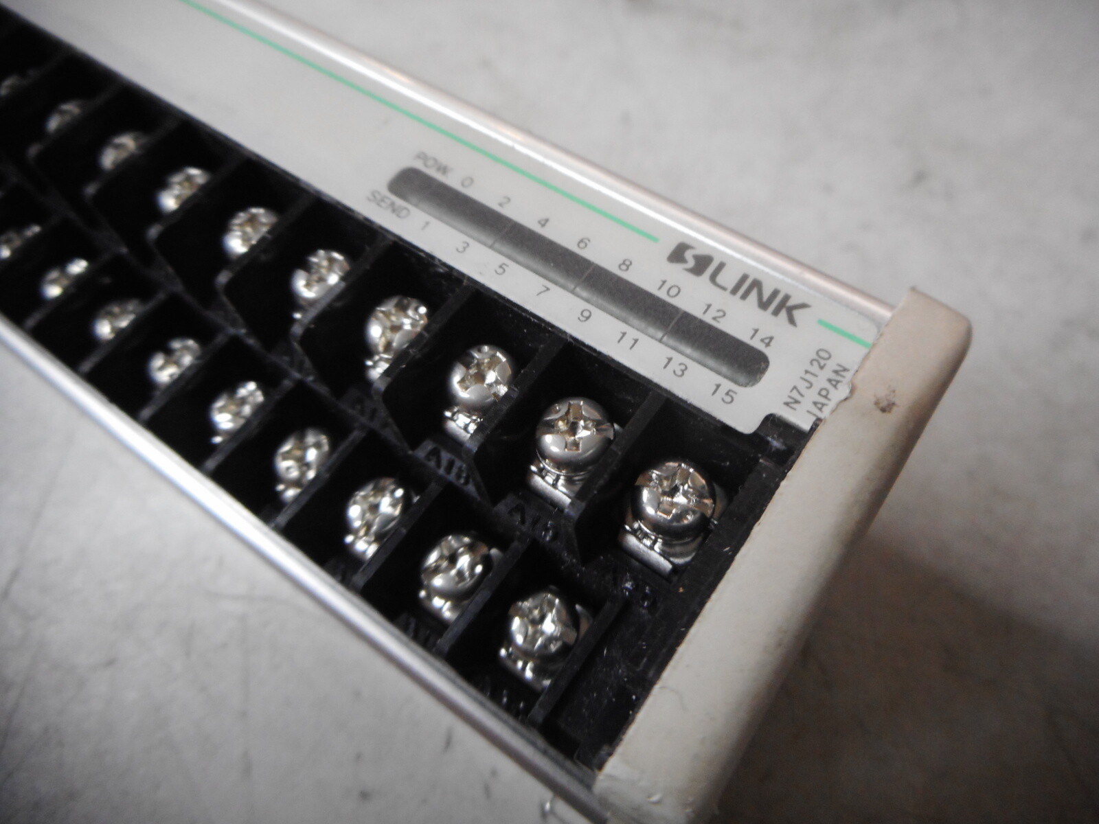 SUNX PANASONIC -- SLINK 16-CHANNEL -- NPN INPUT TERMINAL UNIT -- SL ...