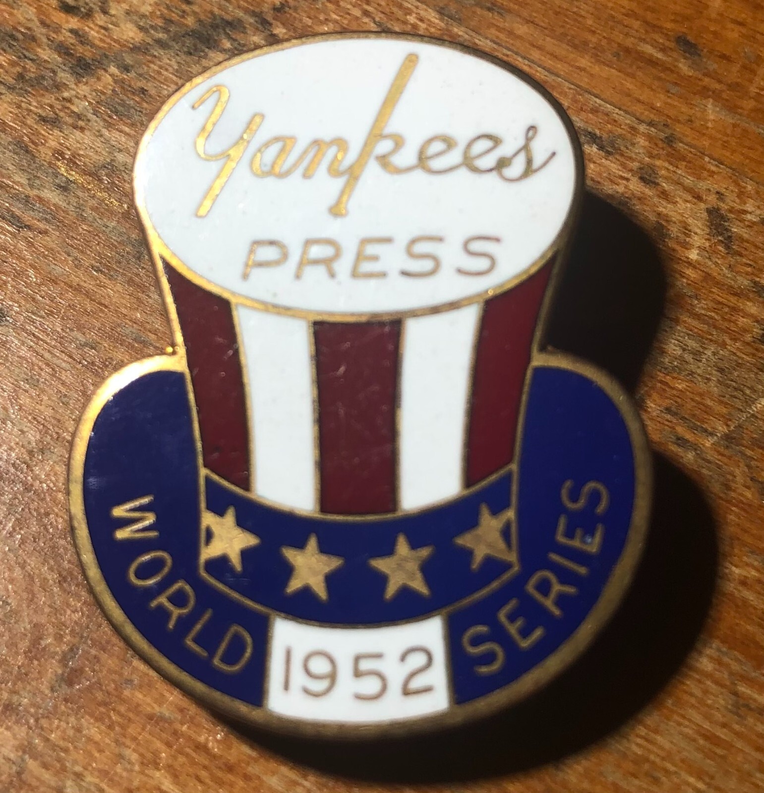 1952 New York Yankees World Series Pin with Provenance | eBay