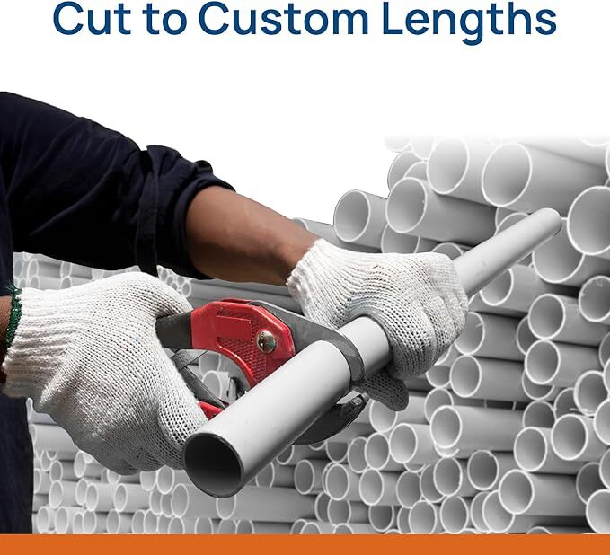 6" Schedule 40 PVC Pipe (Cut to Custom Lengths) 1FT-5FT | eBay